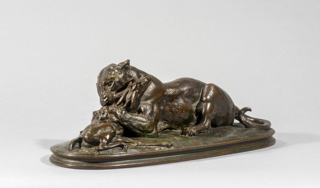 TIGER DEVOURING A GAZELLE 2° VERSION - Galeries Nicolas Bourriaud